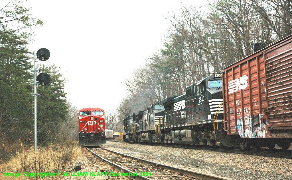CP 412 CP 8611 Being Passed By CP 413
